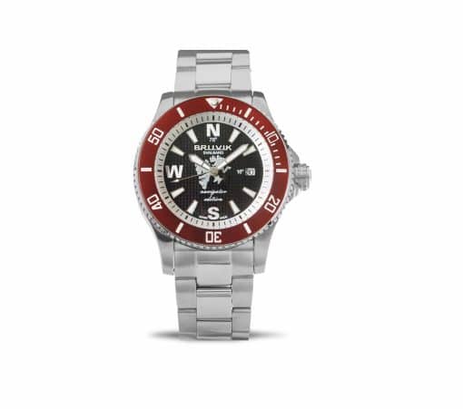 Bruvik Svalbard 45MM Midnight Red | Urmaker J. Gjertsen